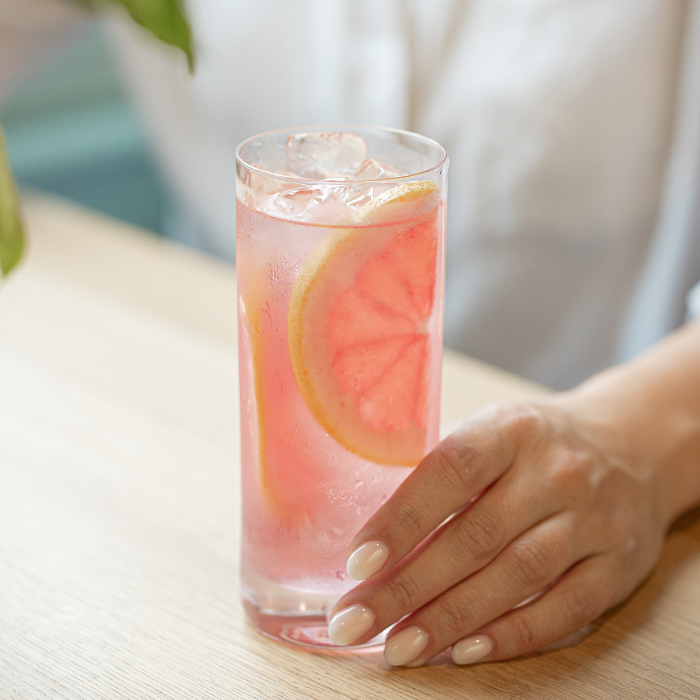 Refreshing Drink Recipe | Pink Grapefruit Flavoured Water